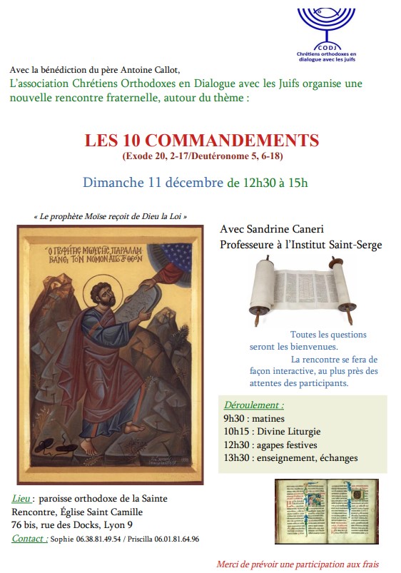 LES 10 COMMANDEMENTS - Parohia Ortodoxa Romana Lyon - Paroisse ...